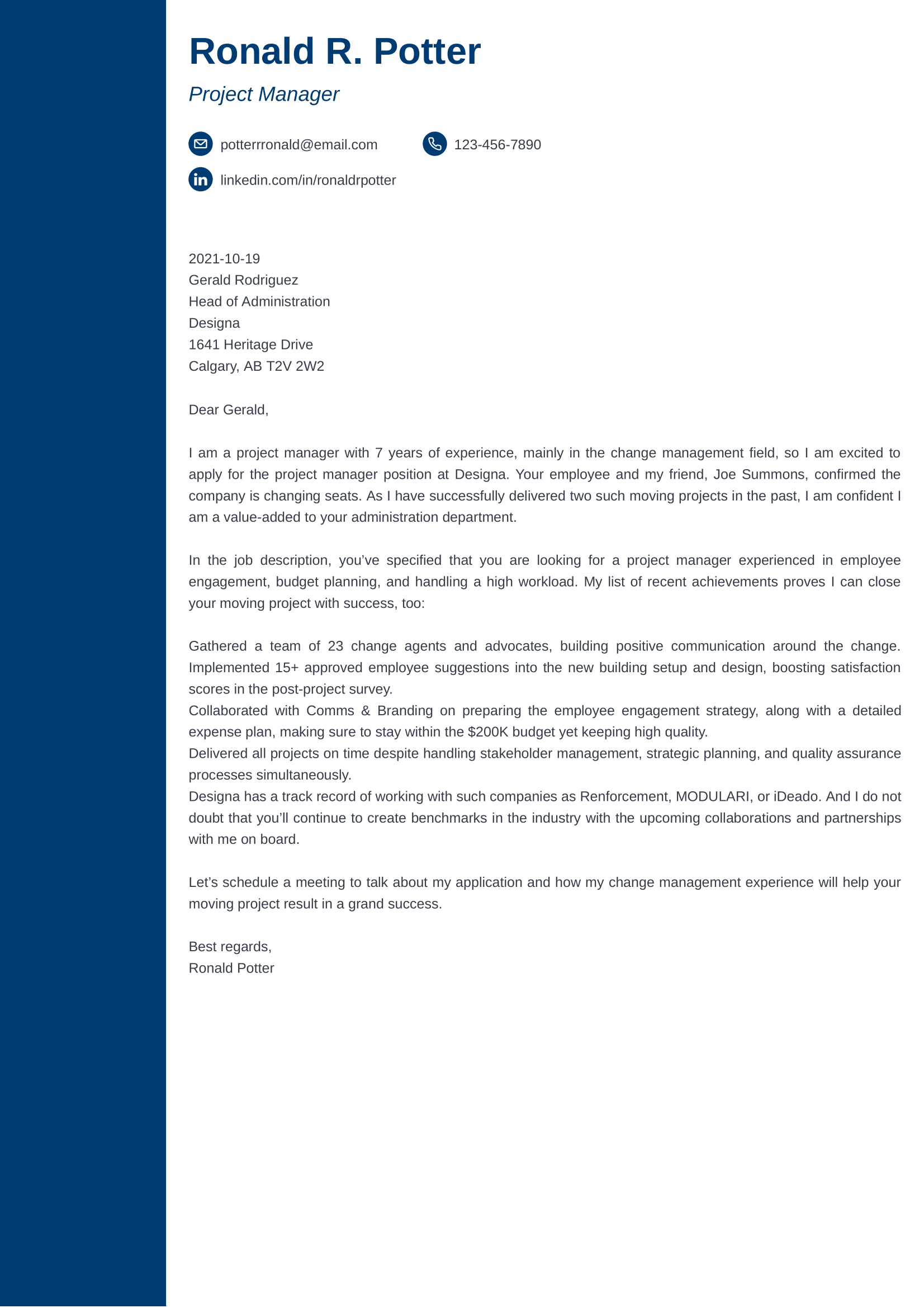 Free Cover Letter Maker: Generate a Cover Letter Online