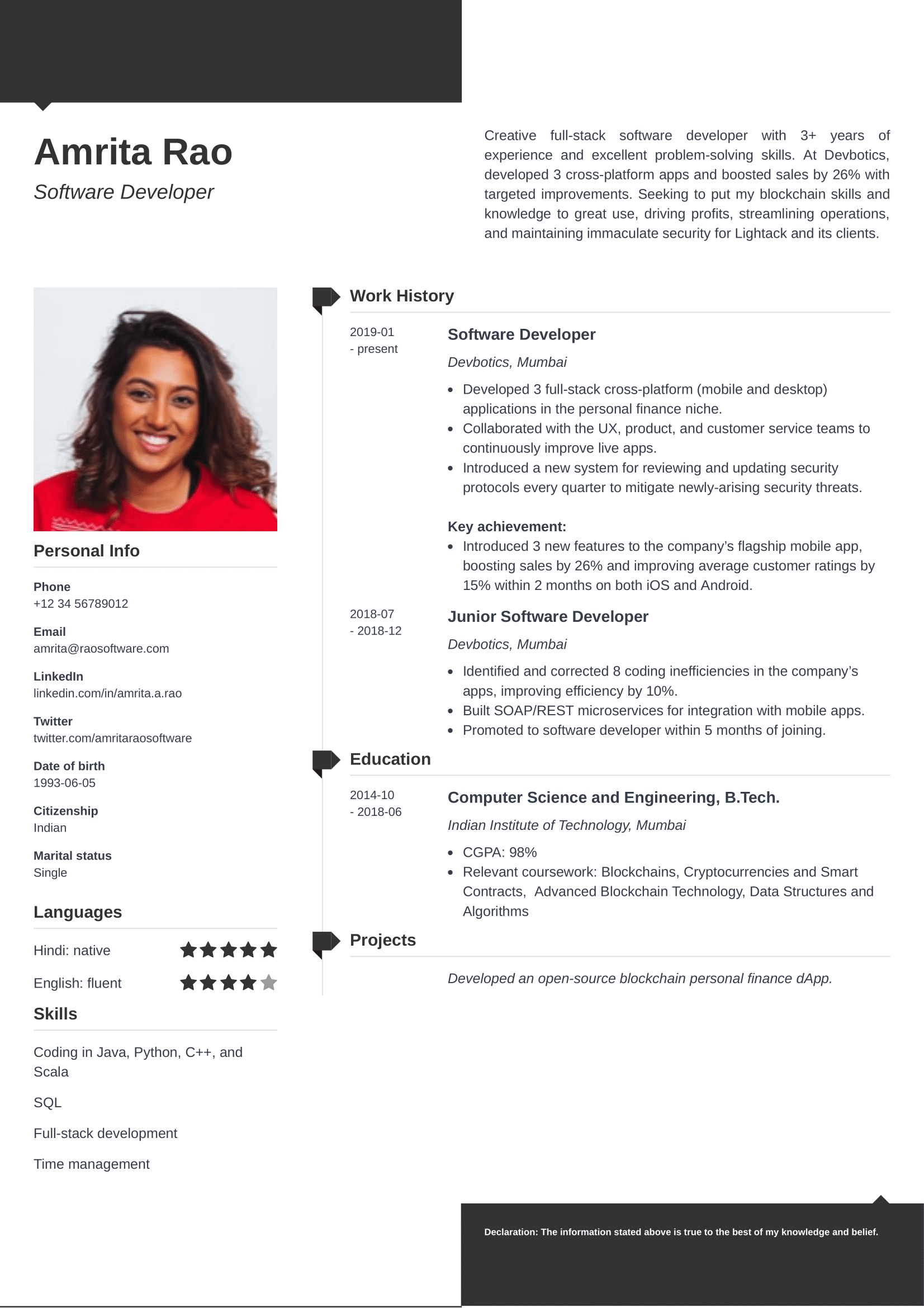 Free Online CV Maker: Create a Successful CV In Our App