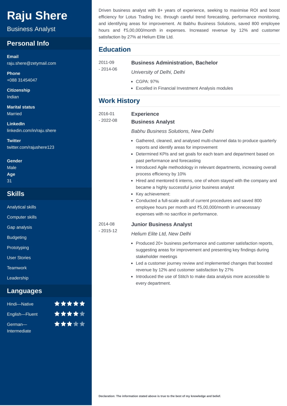 Best Online Resume Builder (Free to Try)