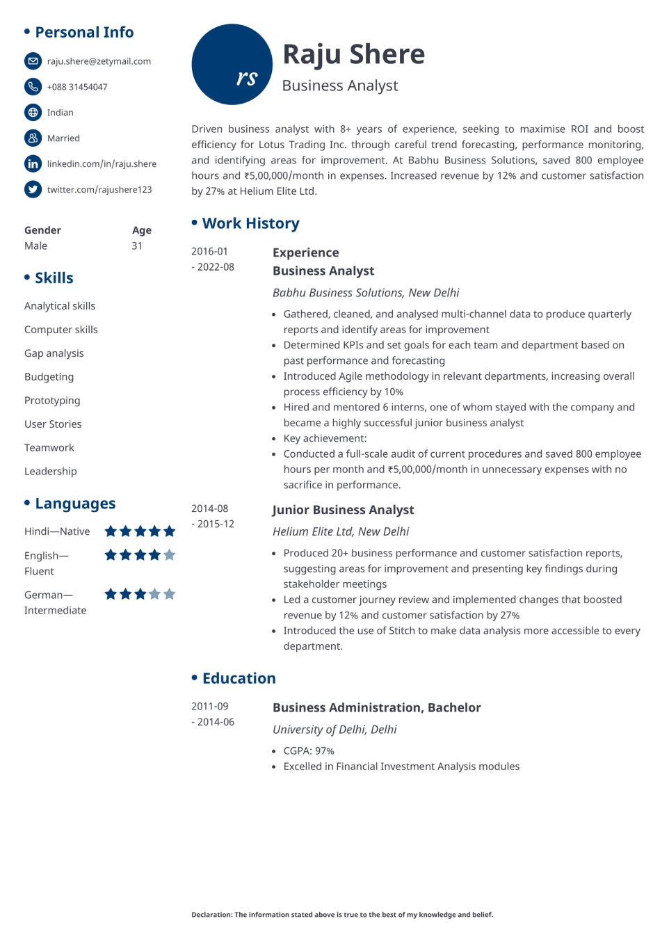 Best Online Resume Builder (Free to Try)