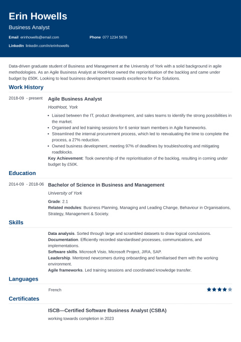 Online CV Builder. Create a CV That Gets You Hired