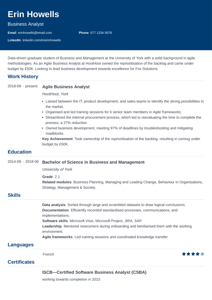 Online CV Builder. Create a CV That Gets You Hired