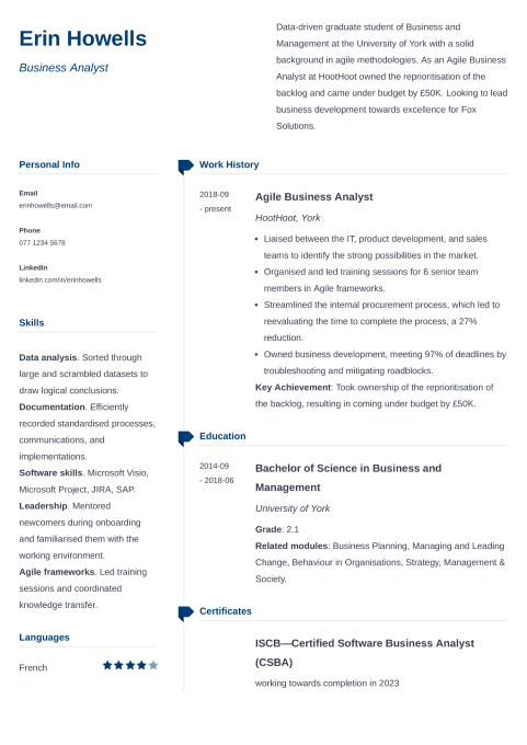 Online CV Builder. Create a CV That Gets You Hired