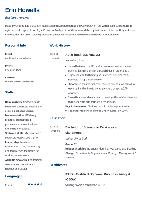 Online CV Builder. Create a CV That Gets You Hired