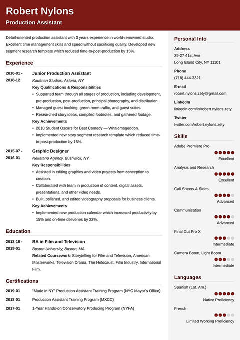 Free Resume Examples for any Job (2024-ready)