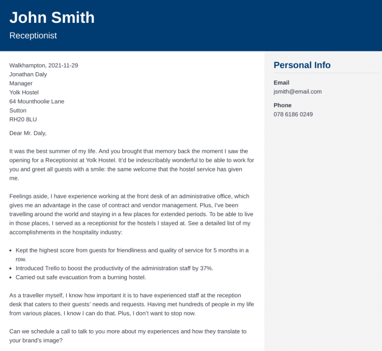 Free Cover Letter Examples for Any Job in 2025