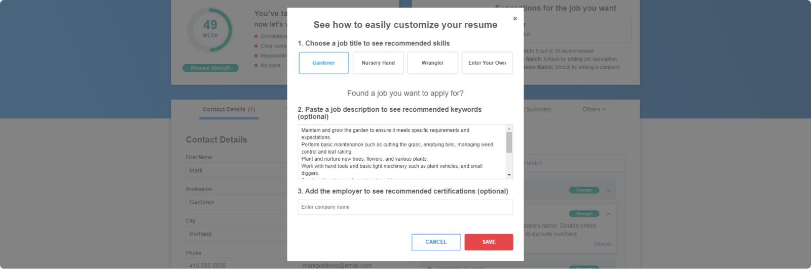 Resume Checker: Review & Score Your Resume Online Now