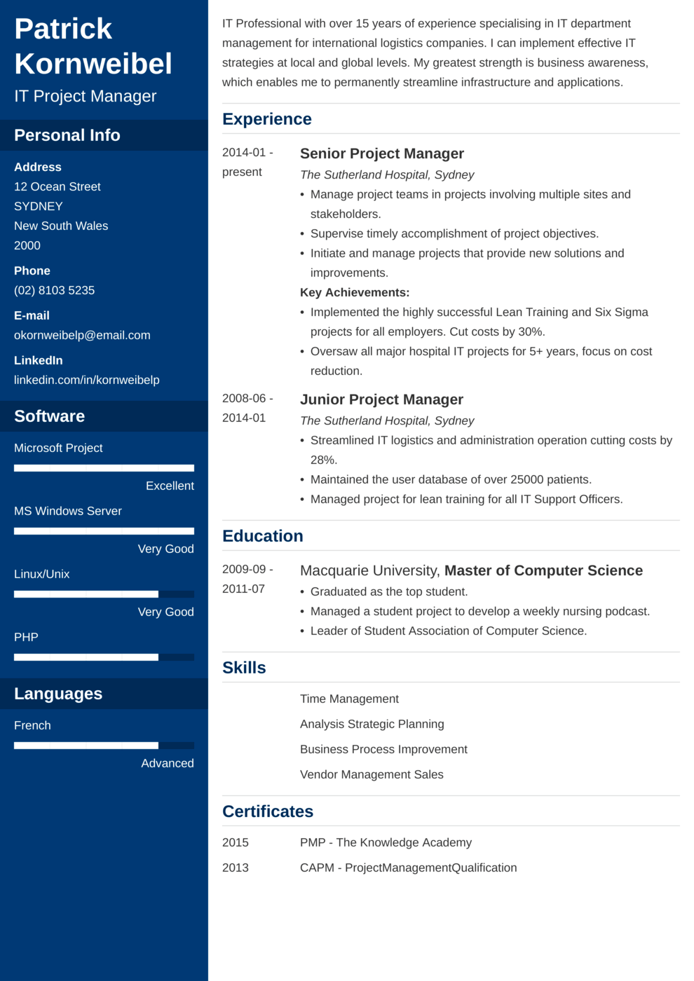 18 Professional Resume Templates To Download For Any Job