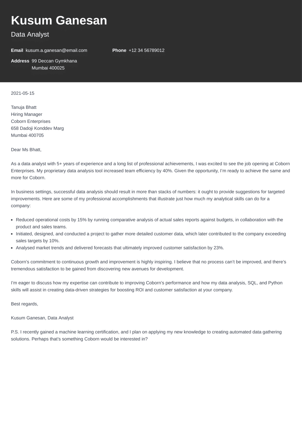 24 Sample Cover Letter Template Word Sampletemplatess Sampletemplatess 