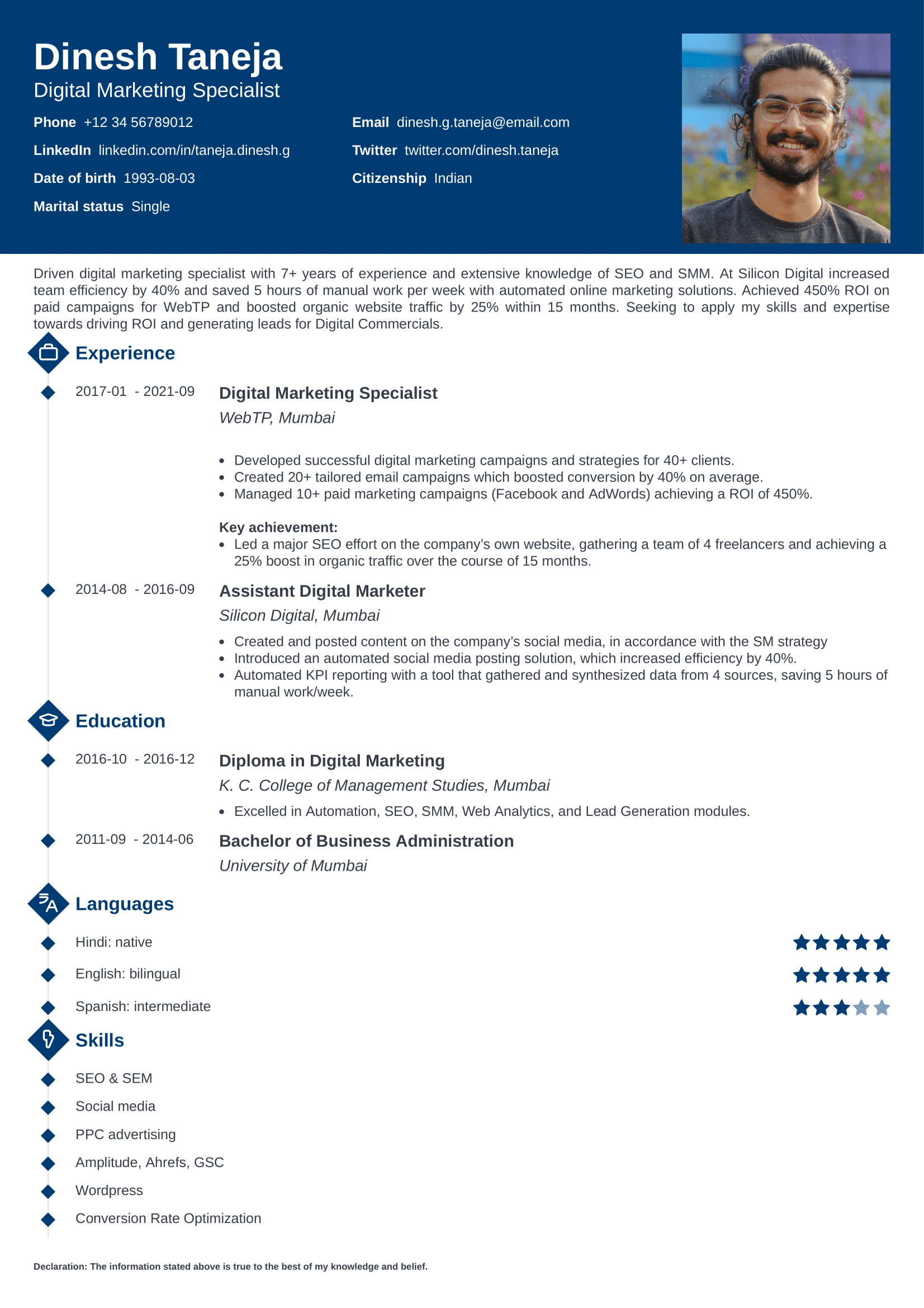 Resume Templates to Download and Print in 2025