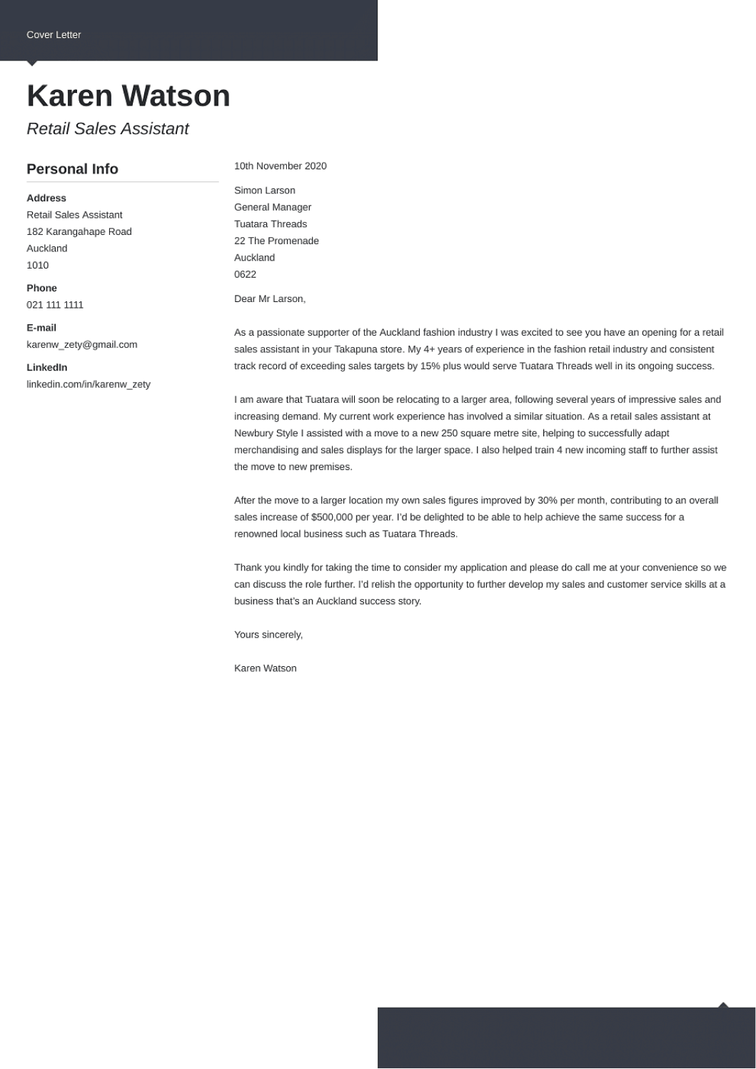 18 Covering Letter Templates To Download For Your CV In NZ