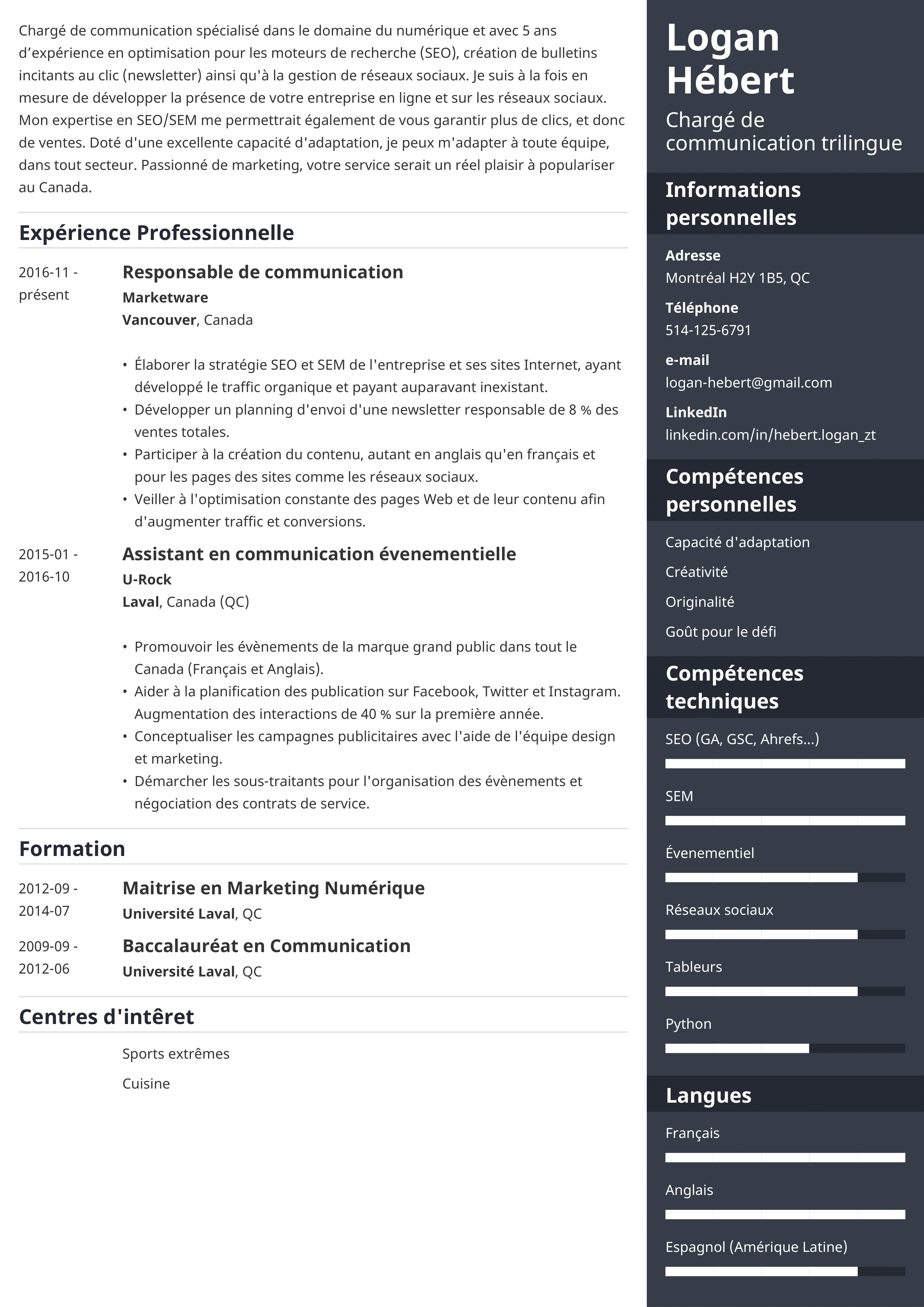 Faire un CV en ligne : essayez le CV Maker Zety gratuitement