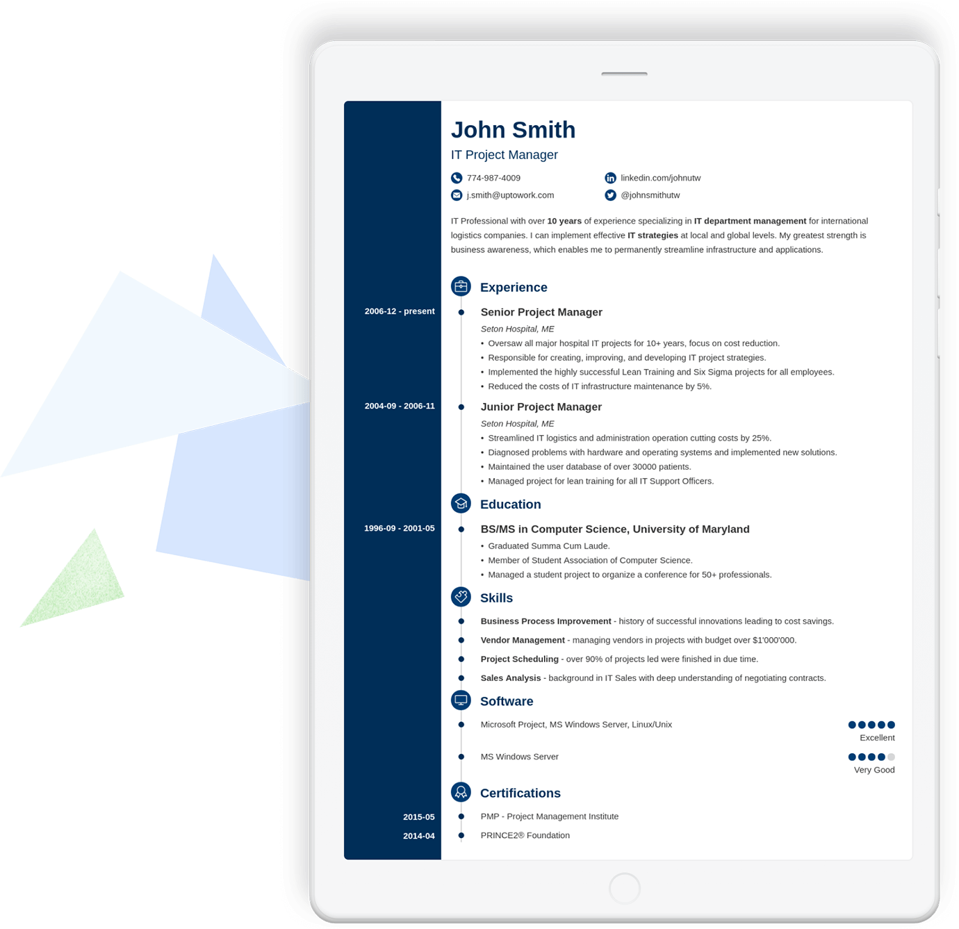 Professional UK CV Templates for All Jobs