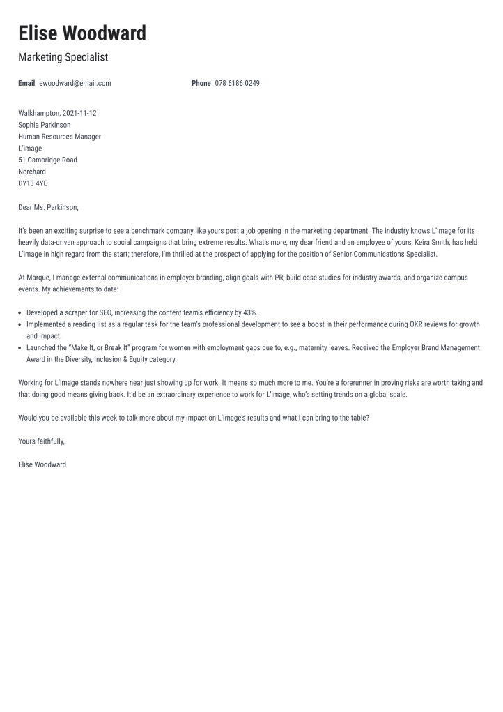 Professional Cover Letter Templates for All Jobs