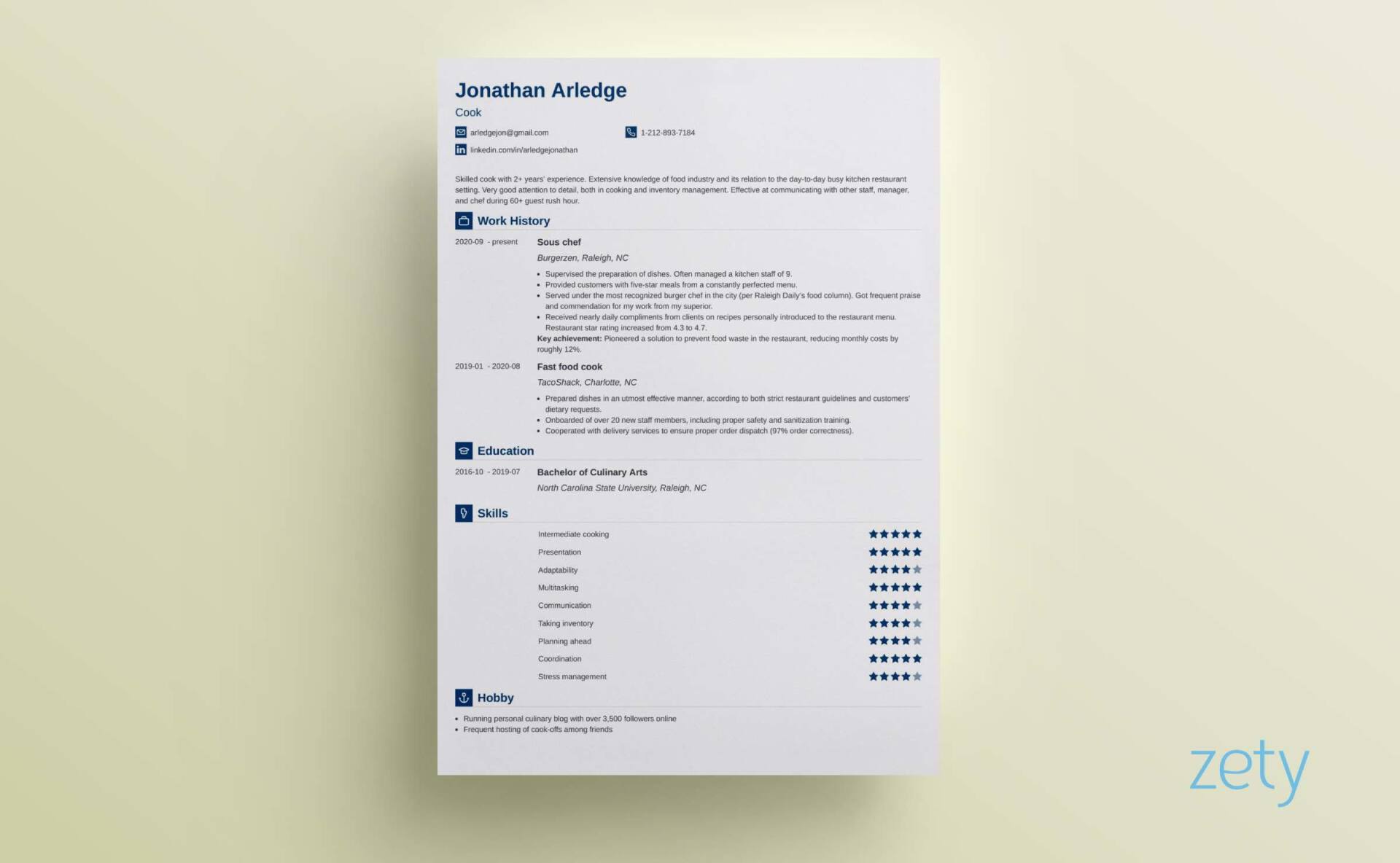 Modern Resume Template Format 18 Examples For 2022 