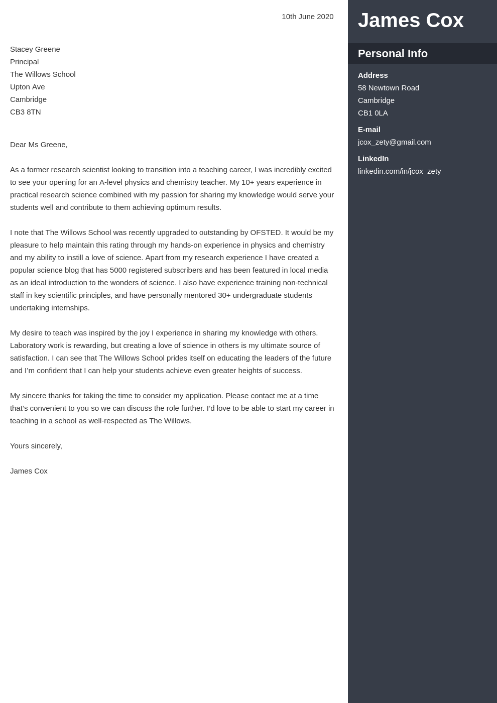 How To Write A Career Change CV Template Guide
