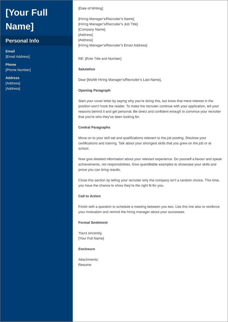 Cover Letter Format For A Job In Australia How To Guide Cover Letter Format For A Job In Australia How To Guide