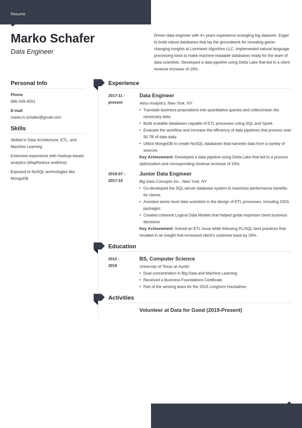 Data Engineer Resume Examples & How-To Guide for 2024
