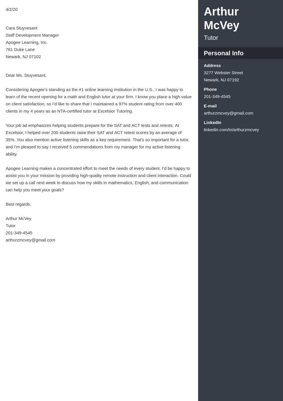 How To Write A Formal Cover Letter Examples Format Guide