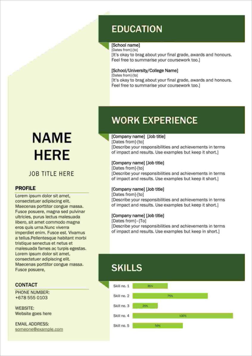 Biodata Format For Job Application Free Download