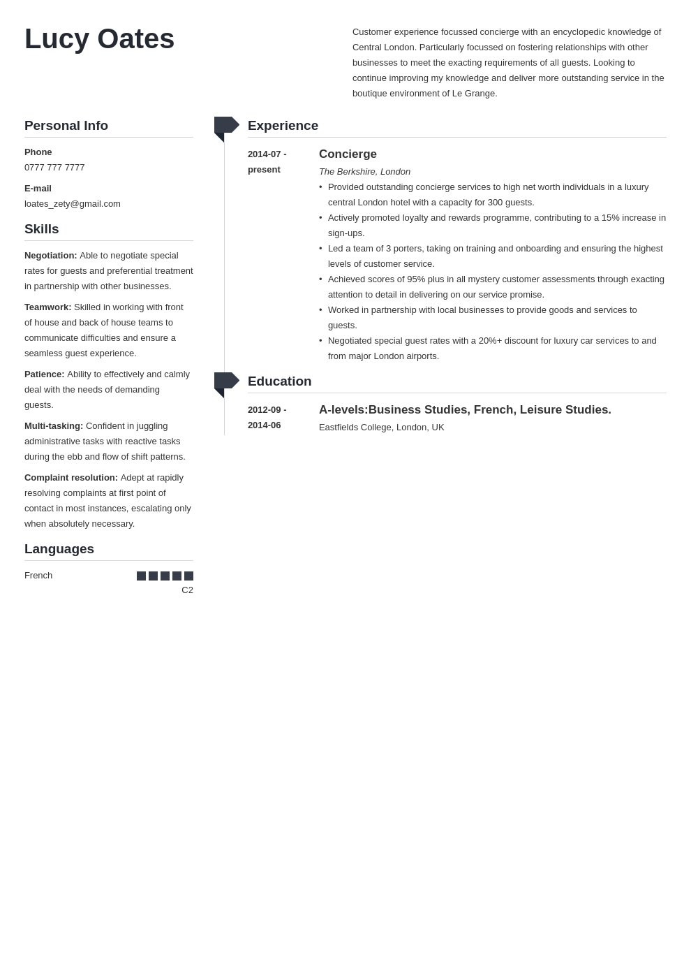 How to Write a Hospitality CV: Examples & Guide 2025