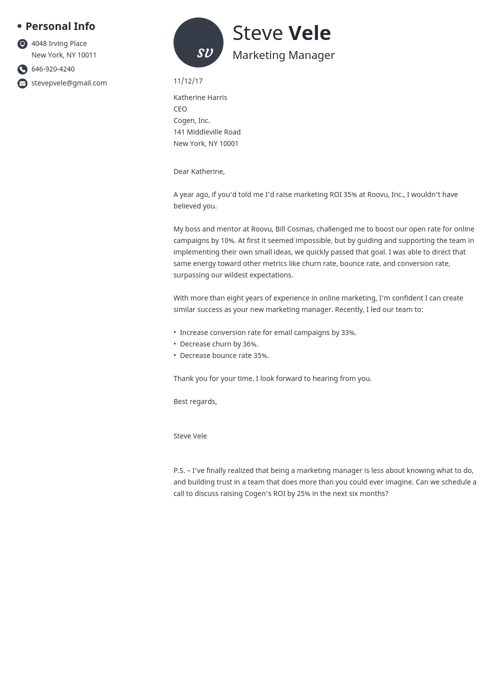 Best Ways To End Cover Letter
