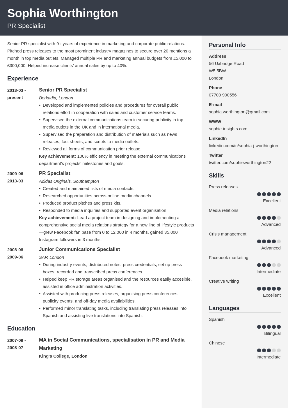 How To Write A CV In 2023 Examples Tips And Templates