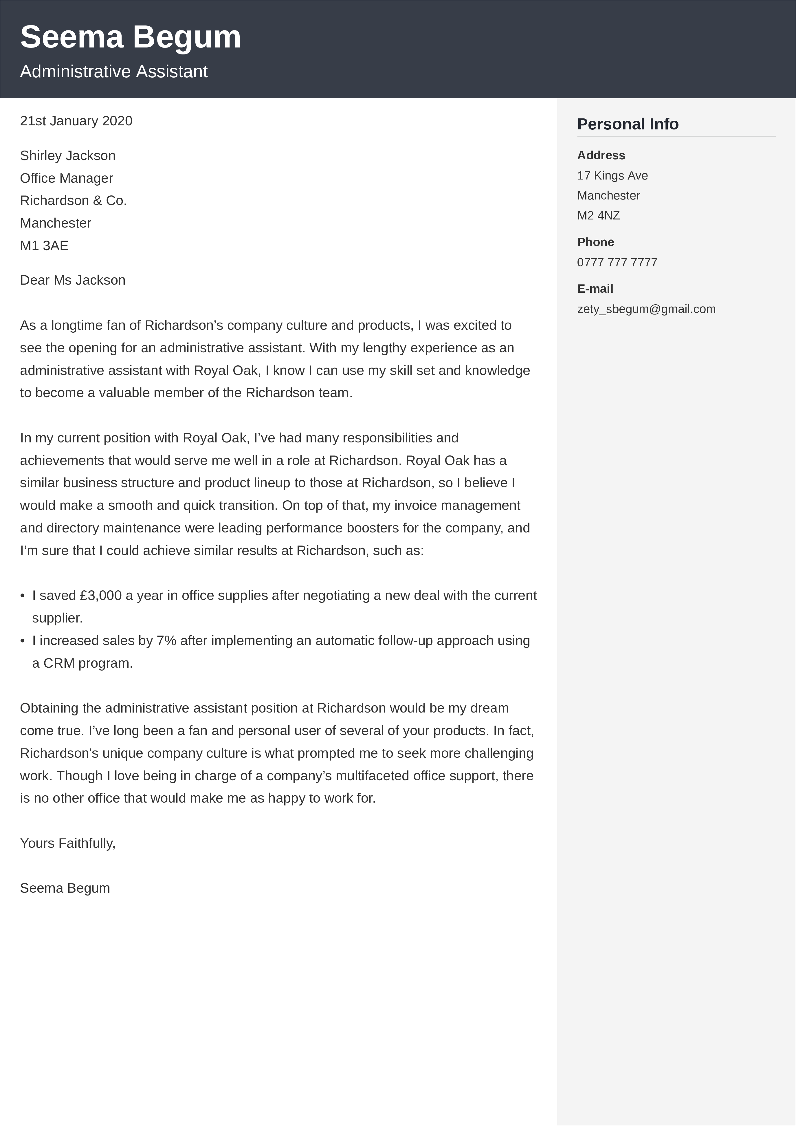 How Long Should A Cover Letter Be Ideal Cover Letter Length 