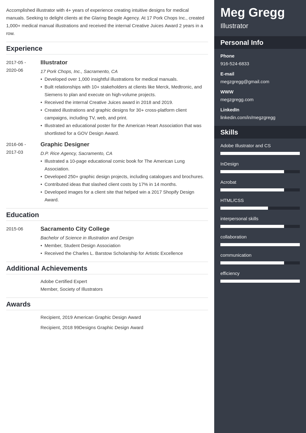Illustrator Resume: Examples and Guide [10+ Tips]