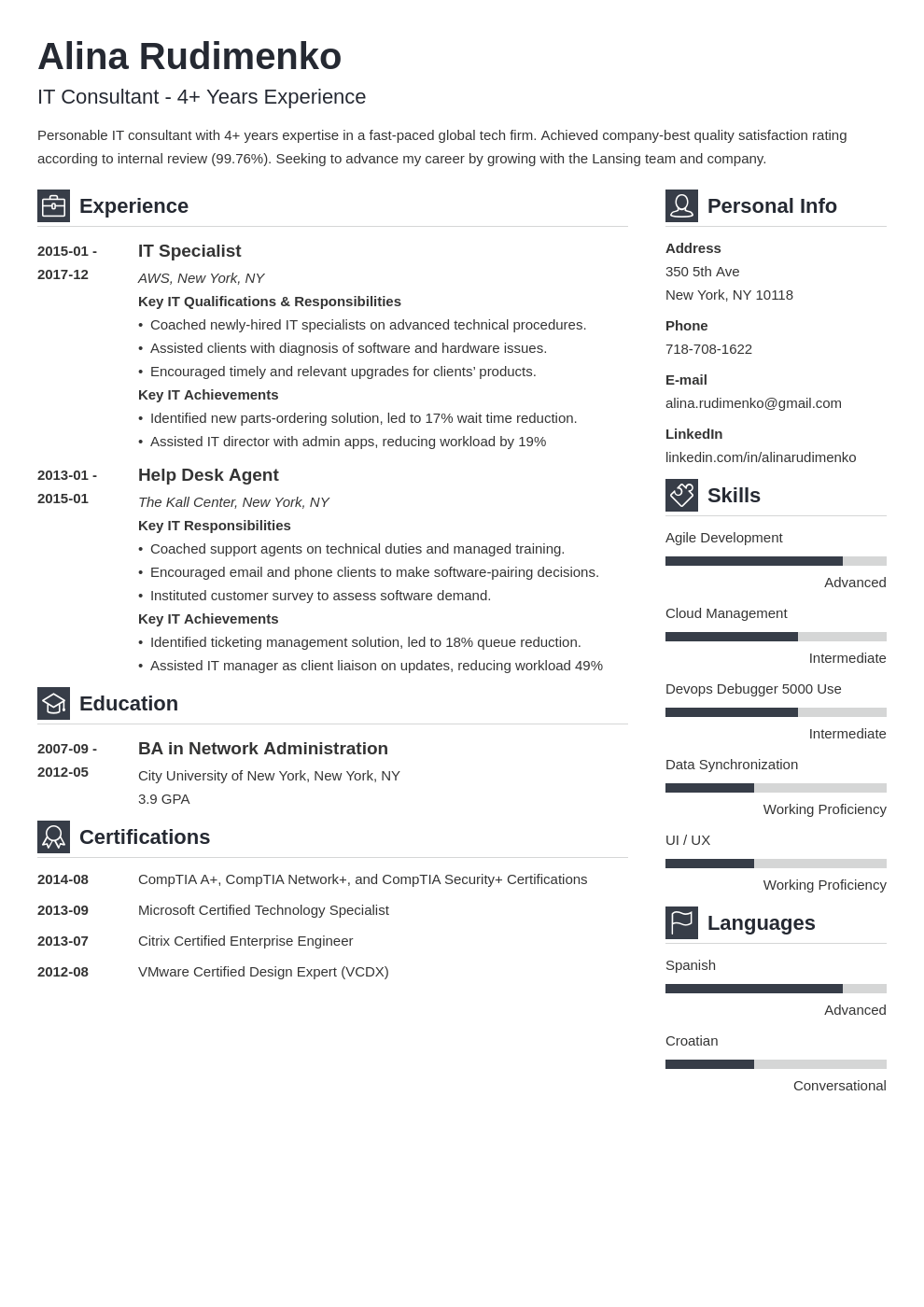 Resume Format With Examples IMAGESEE