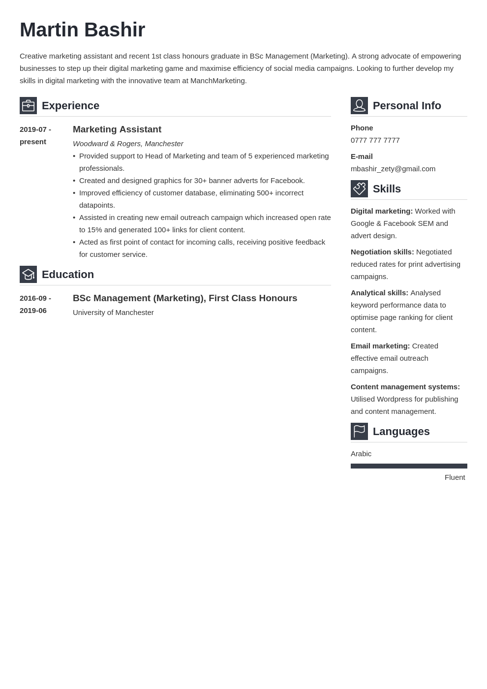 Marketing CV: Examples & How to Write