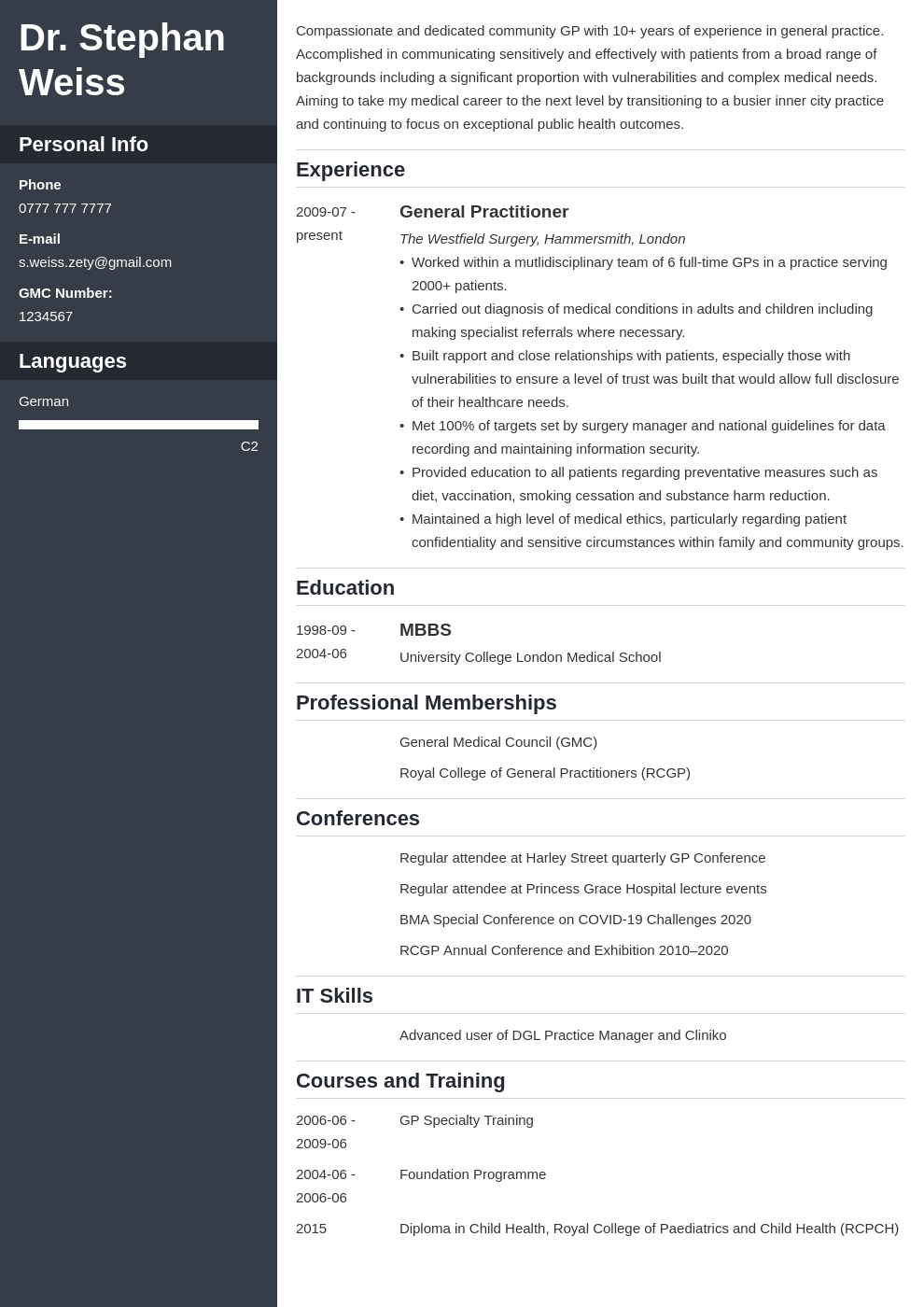 How to Write a Medical CV [Template & 20+ Tips]