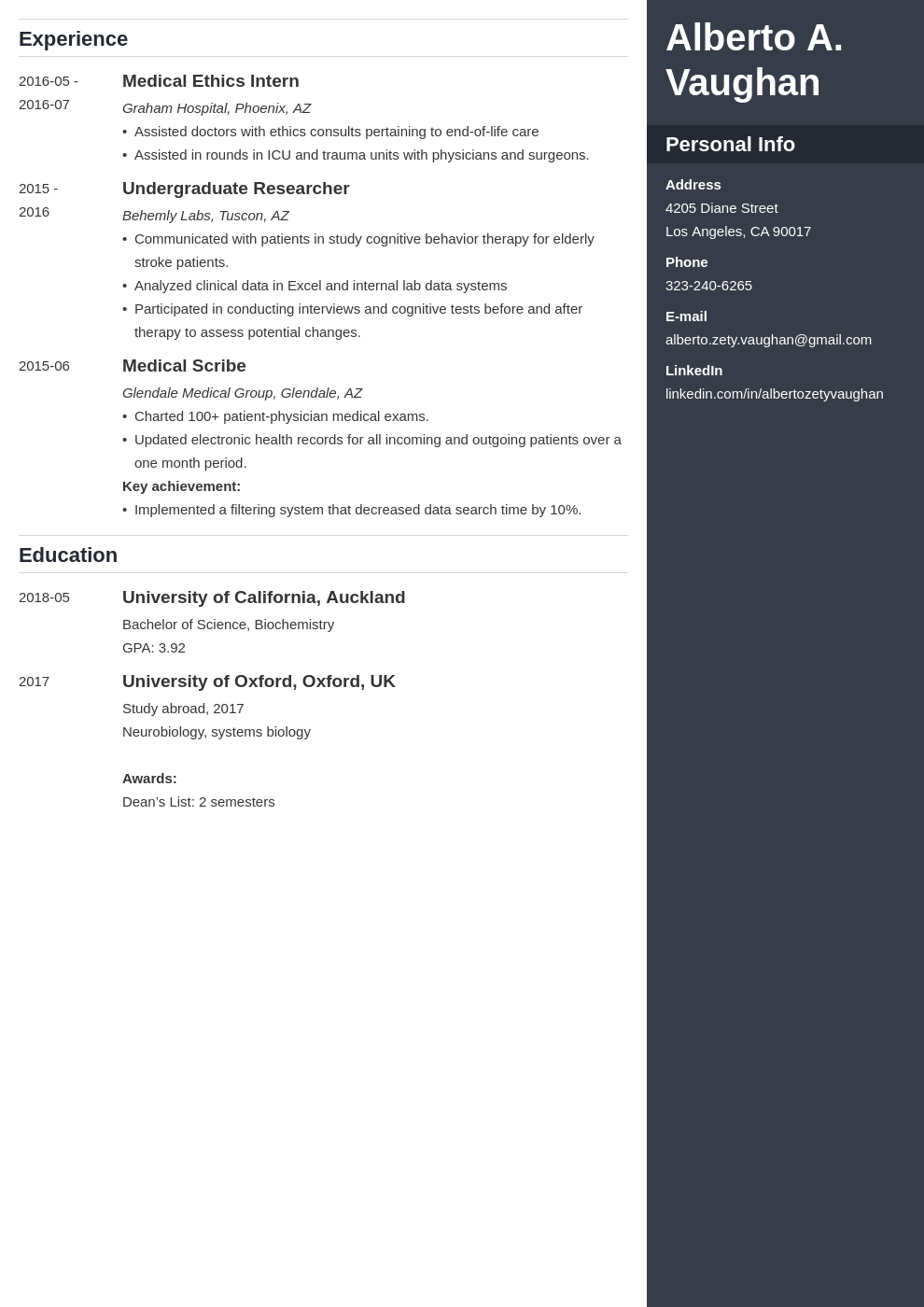 Cv Template For Medical Students Cv Template For Medical Students