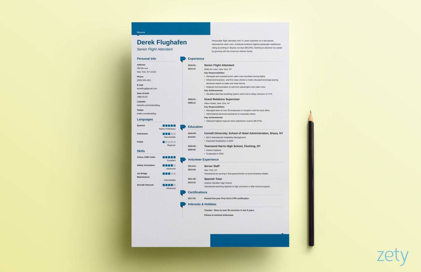 Minimalist Resume Template