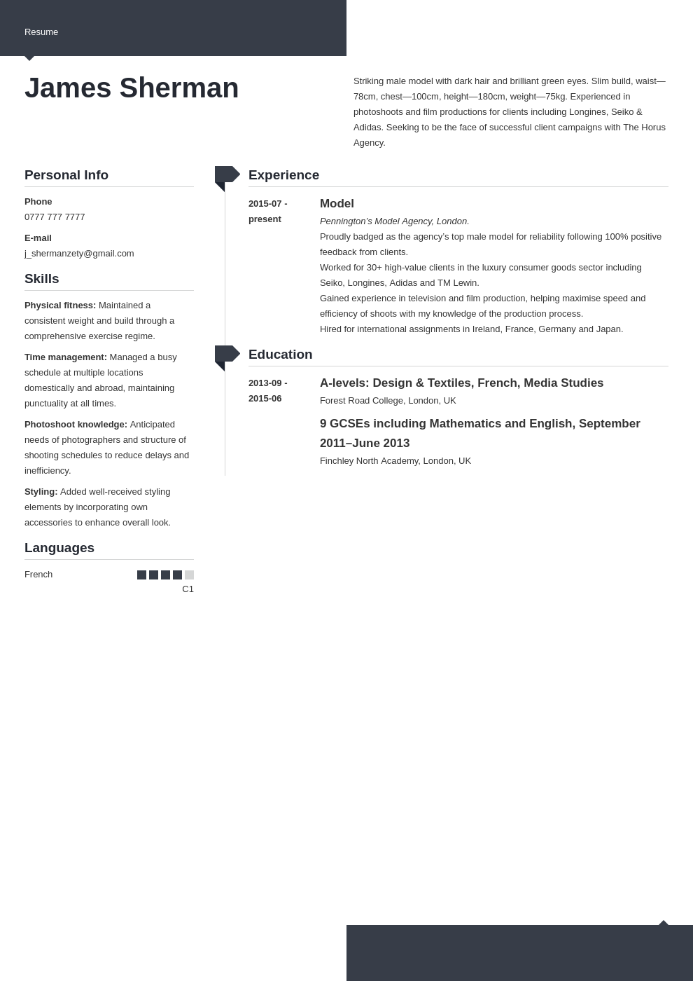 Model CV Template: Tips for Writing a Modelling CV