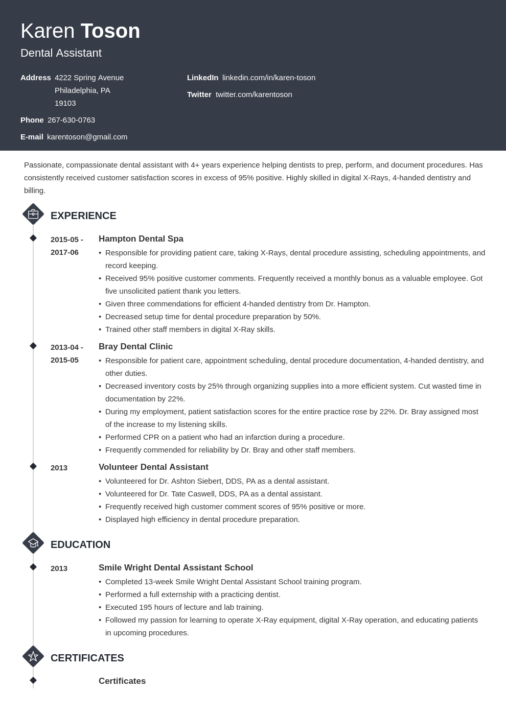 15 One Page Resume Templates To Fill in Download