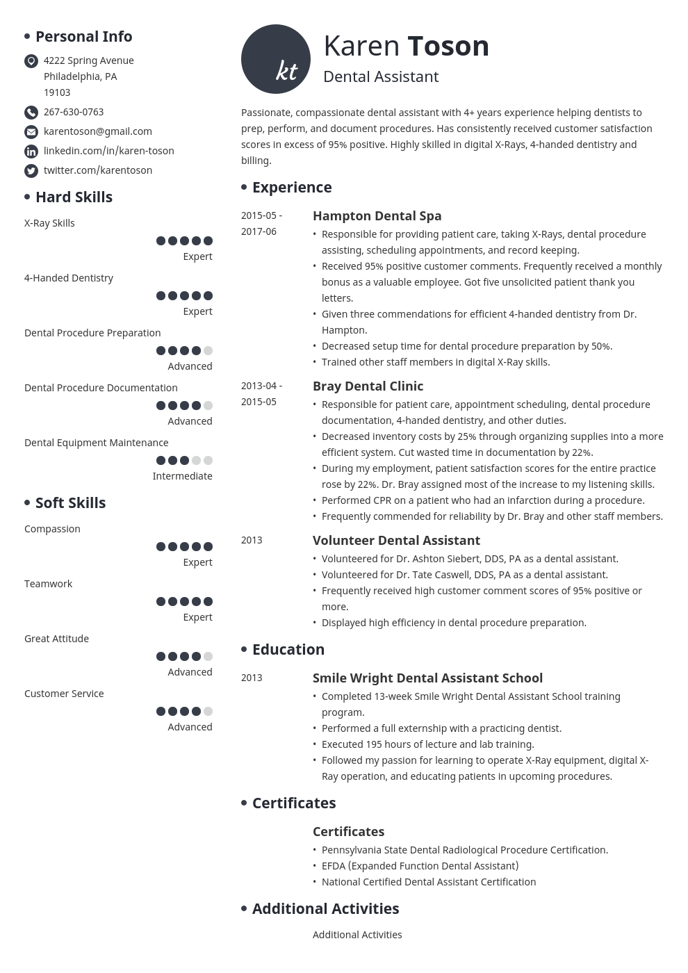 One Page Resume Anti Vuvuzela