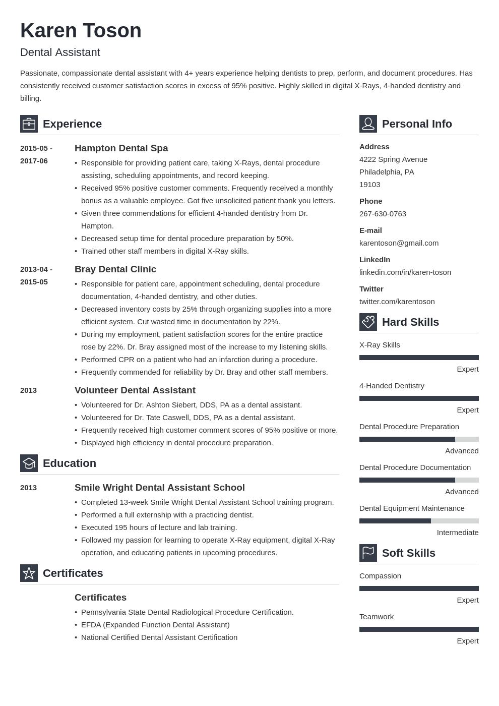 15 One Page Resume Templates To Fill in Download