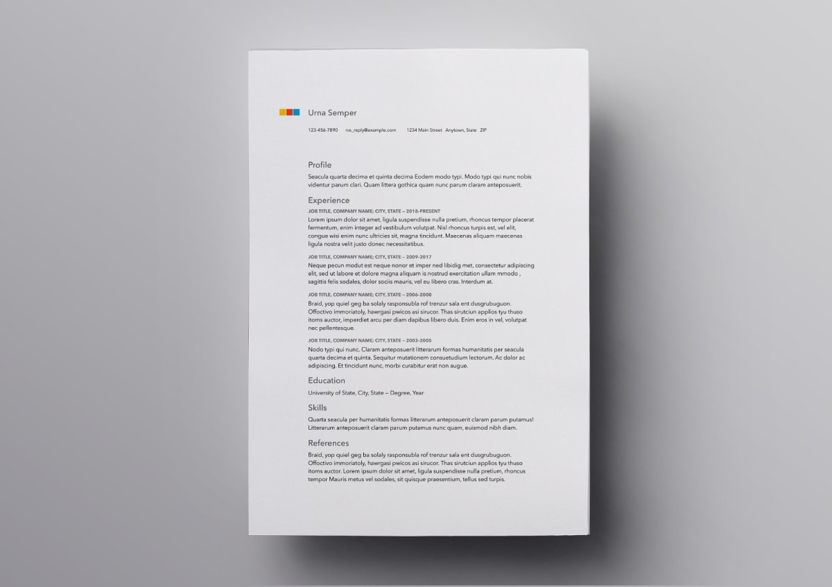 Apple Pages Resume Templates Free Soskop