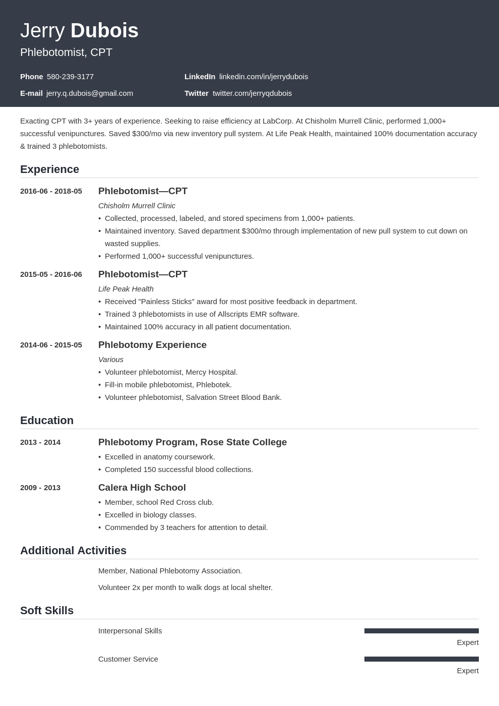 Phlebotomist Jobs With No Experience EdwardShih Blog