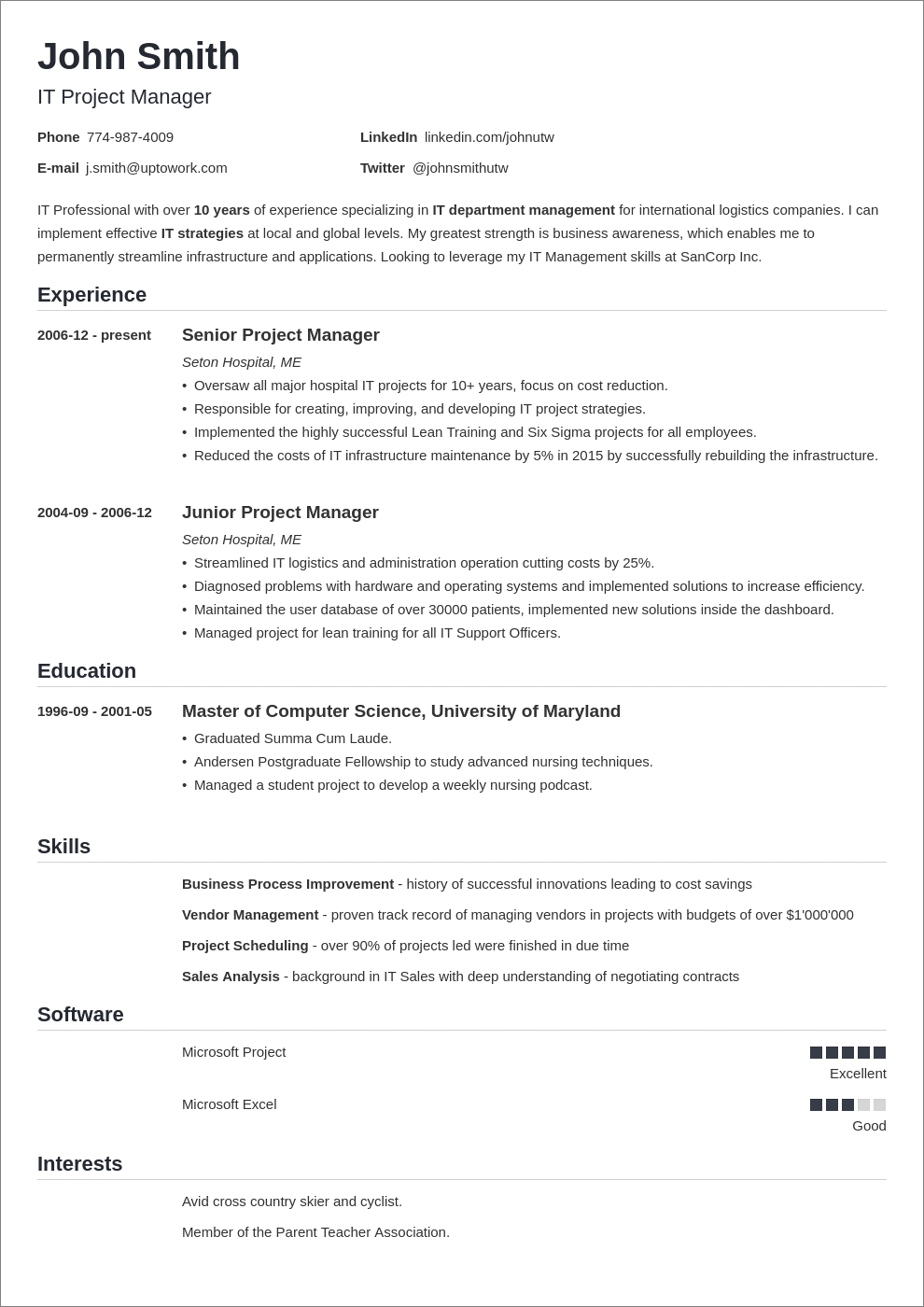 Professional Resume Samples In Word Format Master Of Template Document