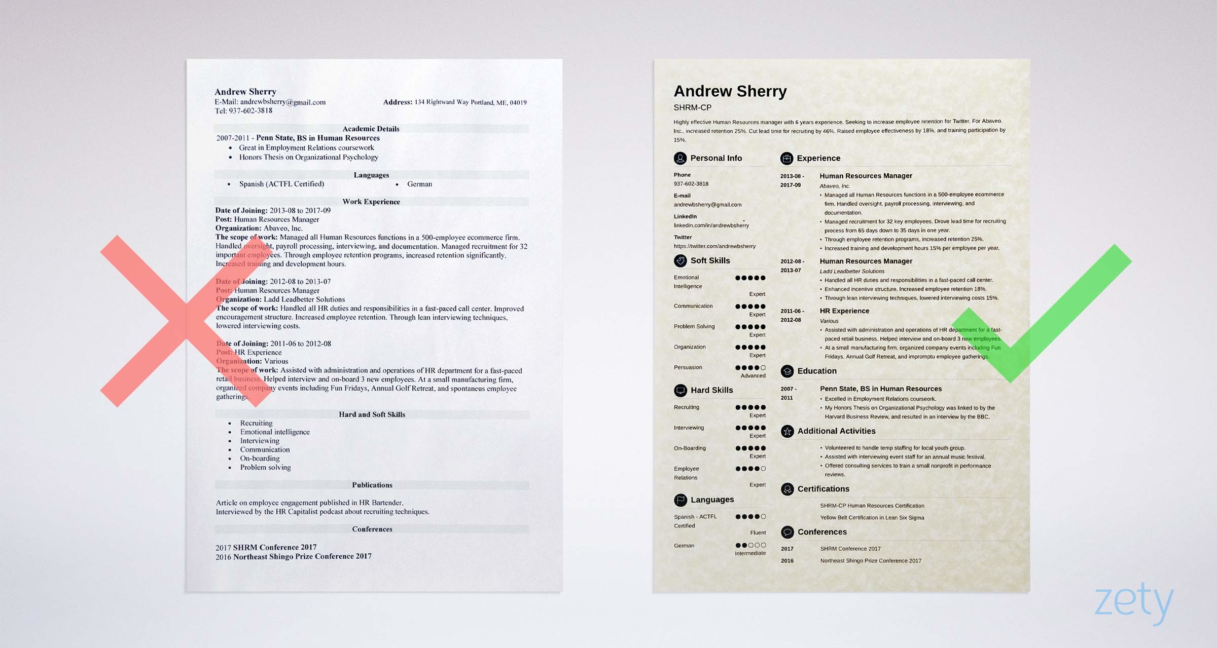  Resume Paper Size 