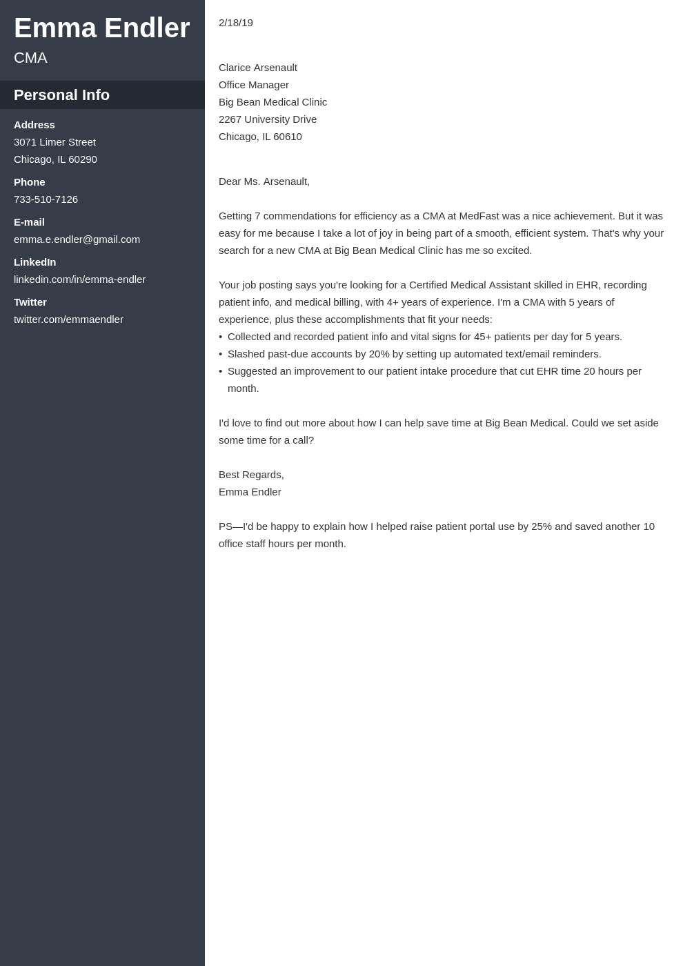 10 Short Cover Letter Samples Writing Guide 