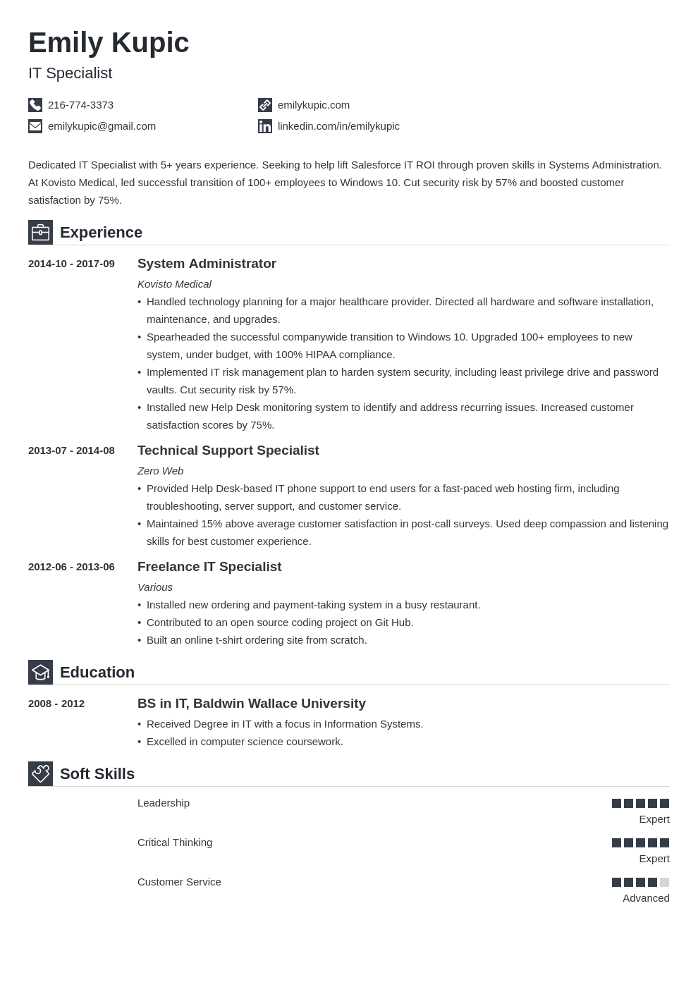 Technical Skills In Resume For It Freshers Technical Skills For A Resume List With 30 Examples