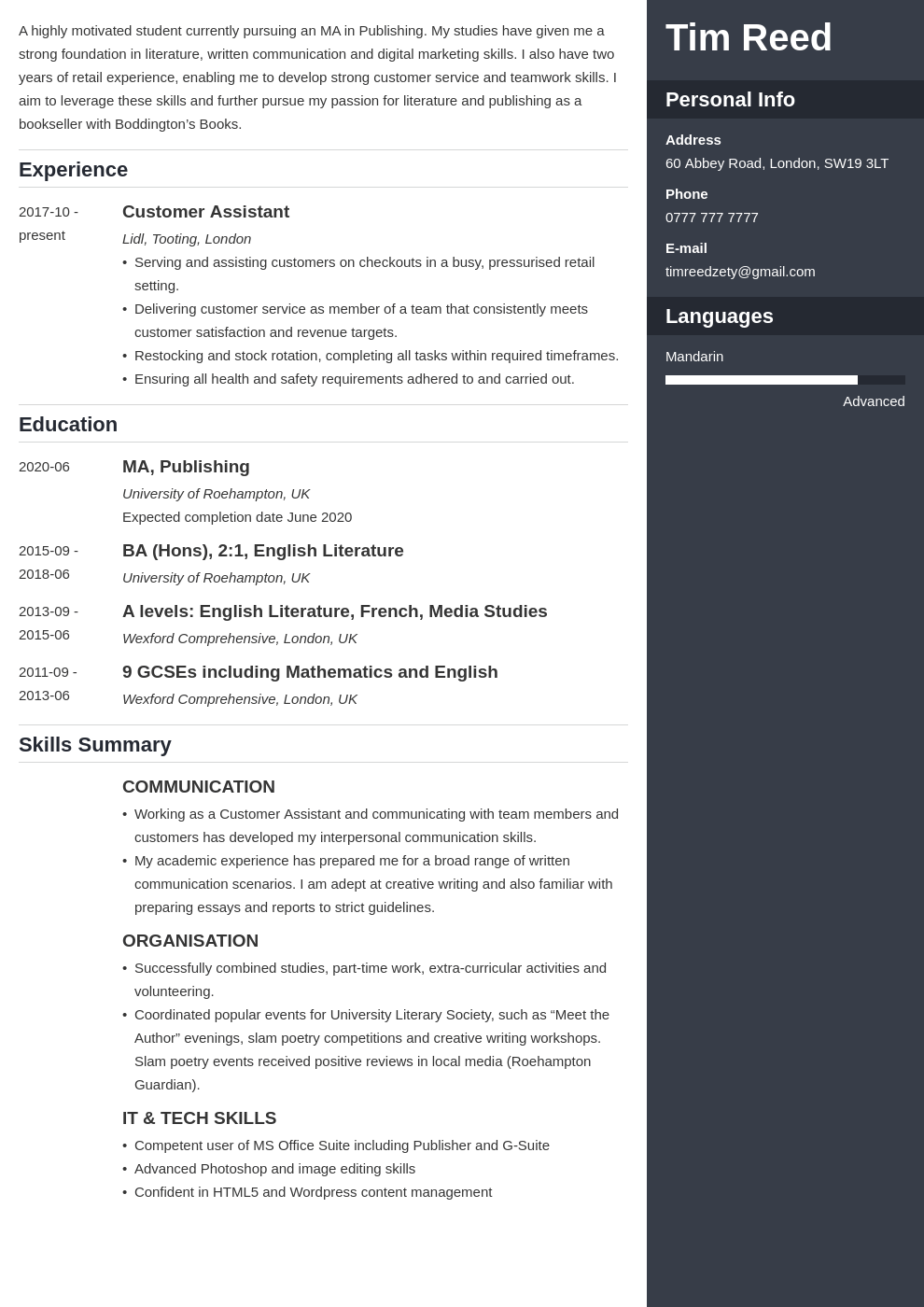 Student CV Templates 20 Examples For 2023 Student CV Templates 20 Examples For 2023
