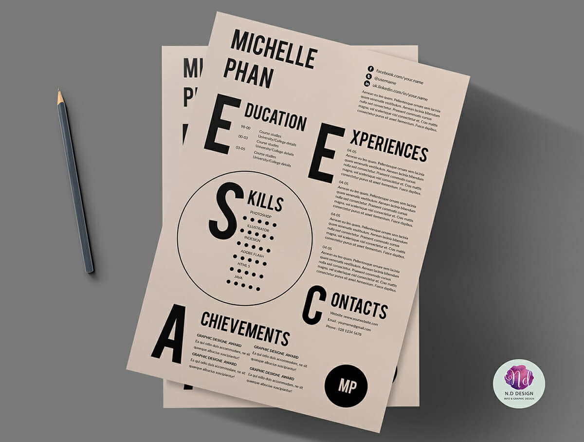20 Visual Resume Examples Templates To Download