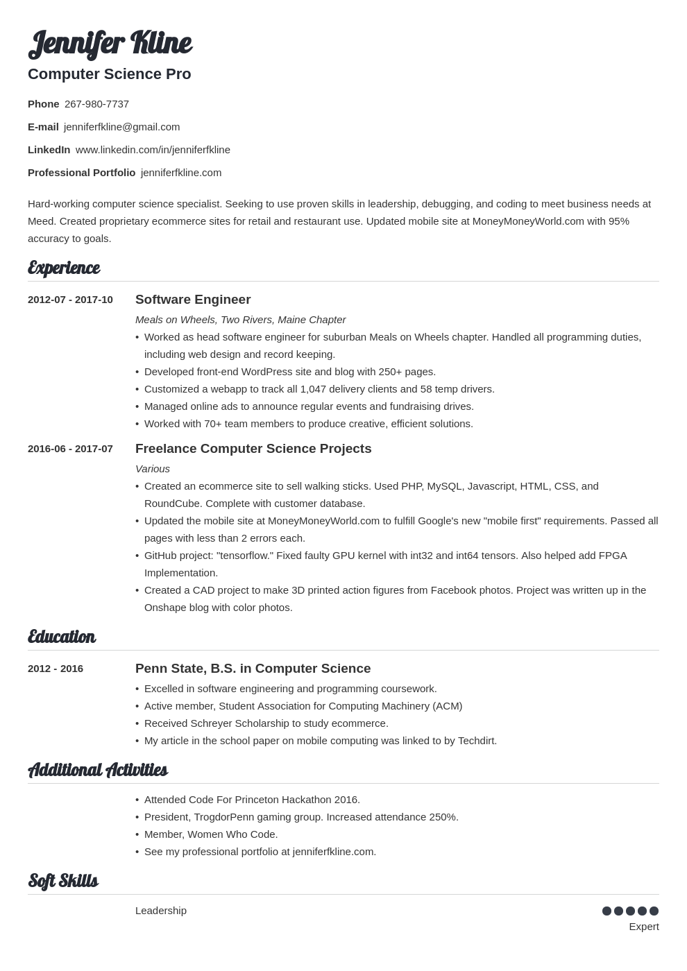 How To List Volunteer Work Experience On A Resume Example