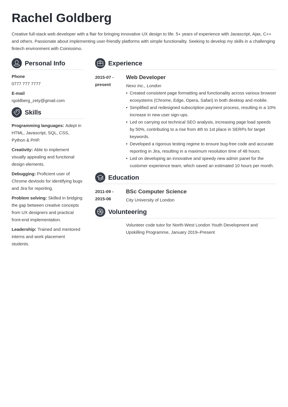 Web Developer CV Example: Top Writing Tips for 2025