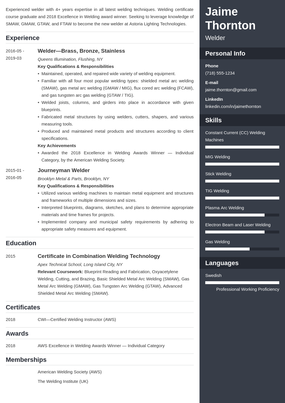 Welder Job Description Sample Nicegoodseveryday75