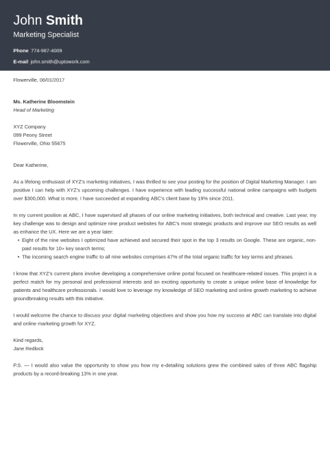 20 Cover Letter Templates to Fill In & Download for a Resume